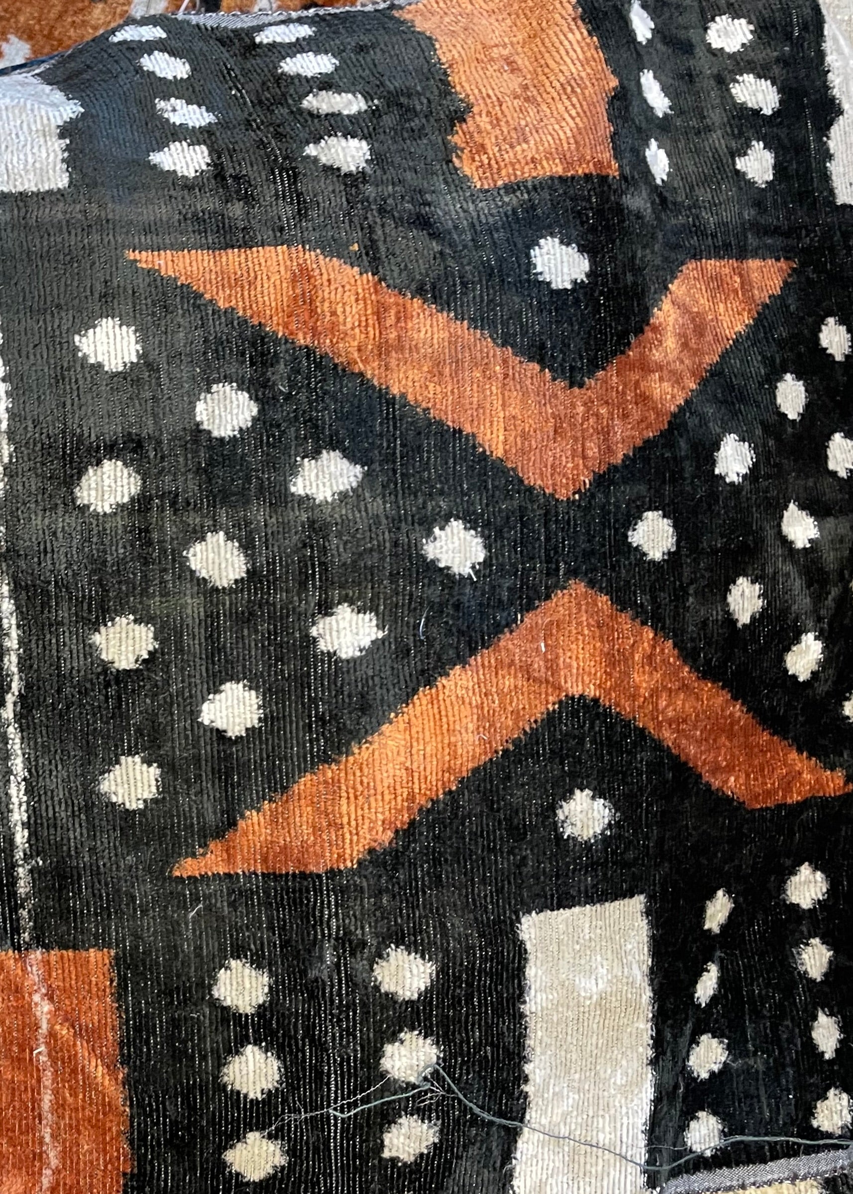 Velvet ikat Lampshades | Handmade by Madame Garage