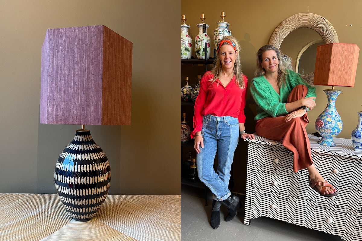 Hexagon lamp shades | Handmade by Madame Garage