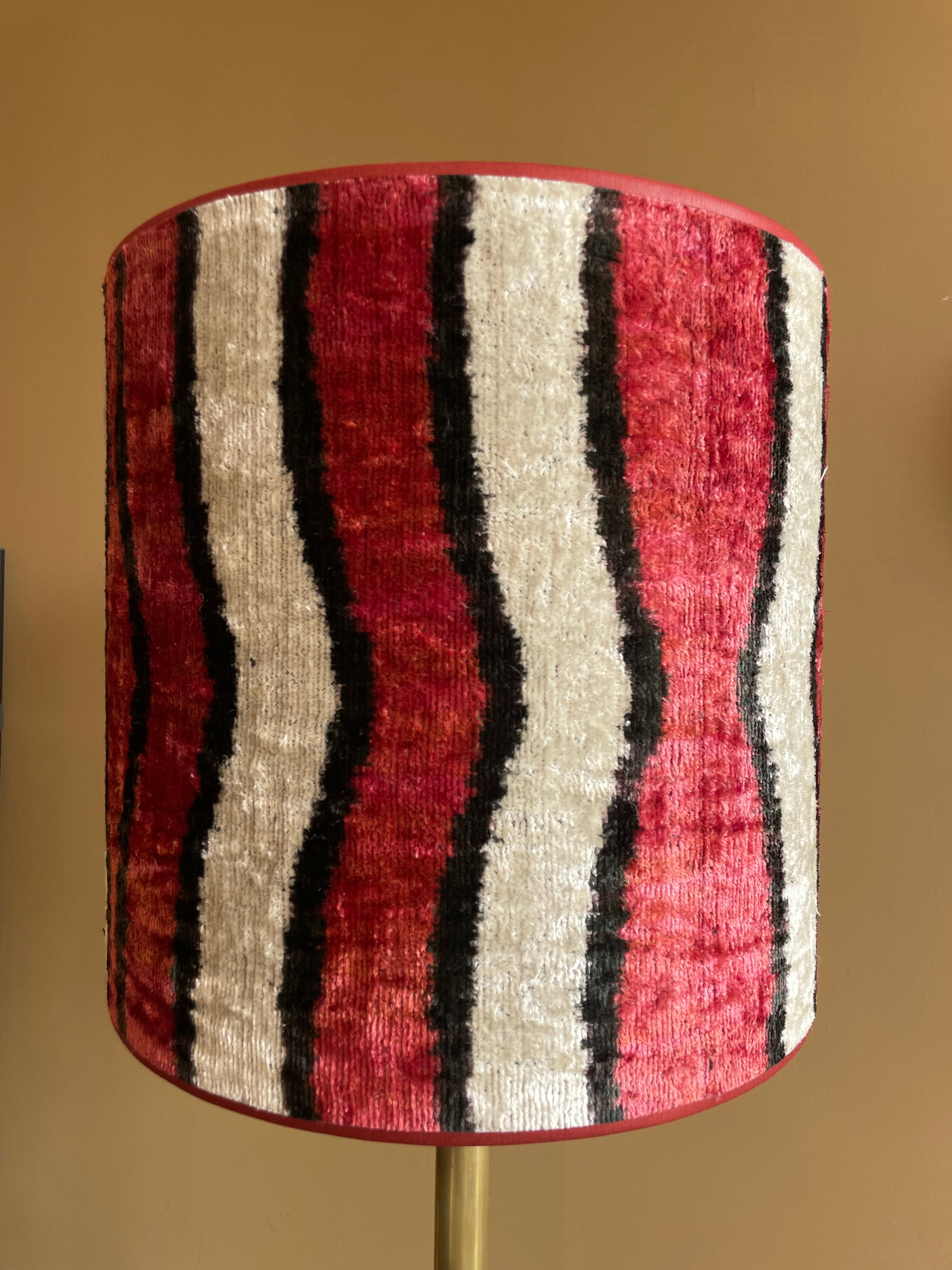 Velvet Moustache Lampshade - Handmade by Madame Garage