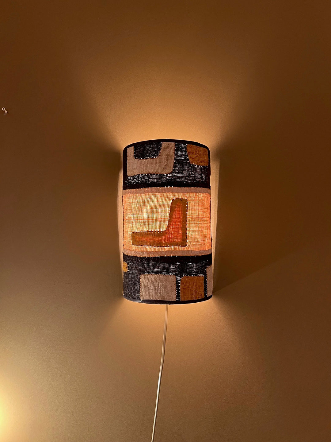 Kuba Traditional Pattern | Wall Light – Handmade by Madame Garage